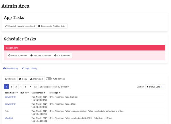 Admin | Learn about how to use the controls on the Atlas Hub Admin page.